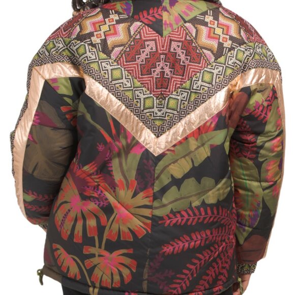 FARM Rio | Jackets & Coats | New Farm Rio Tropical Rauti Metallic ...